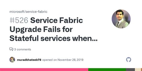 Service Fabric Upgrade Fails For Stateful Services When The Two