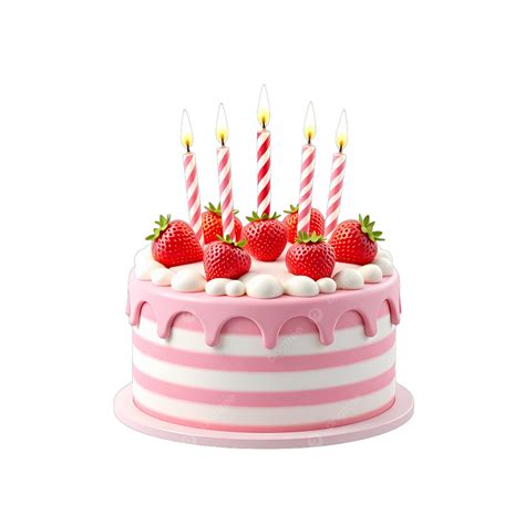 촛불이 켜진 달콤한 생일 케이크 생일 파티 촛불 깜박임 맛있는 케이크 Png 일러스트 및 Psd 이미지 무료 다운로드 Pngtree