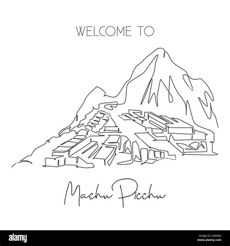Machu Picchu Rock Wall Stock Vector Images Alamy