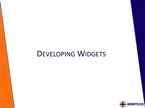 Introduction To Widgets Ppt