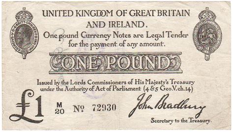 Paper Money Paper Money Of The British Isles World Banknotes And