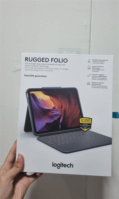 Logitech Rugged Folio Ipad 10th Gen Mobile Phones Gadgets Mobile Gadget Accessories