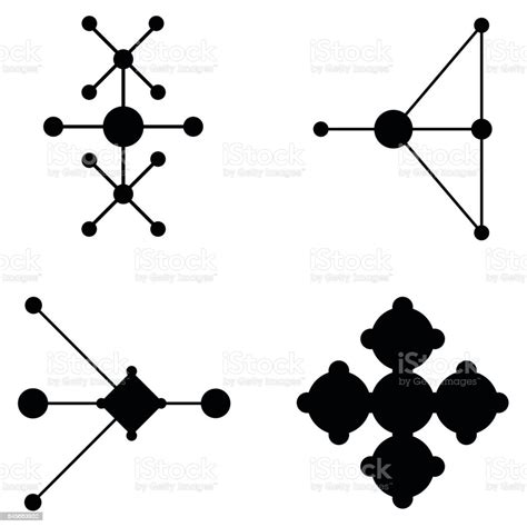 Molecule Icon Set Stock Illustration Download Image Now Abstract Atom Biology Istock