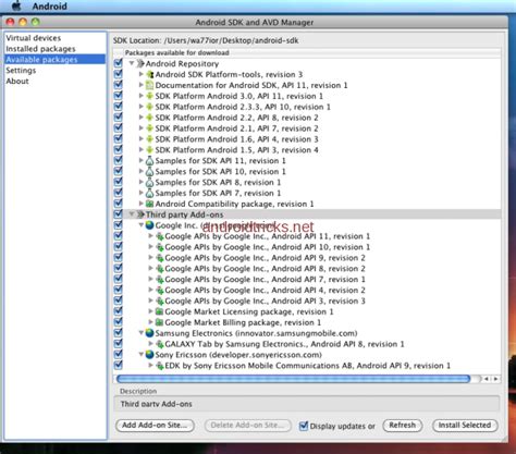 Setup Adb And Fastboot With Android Sdk On Mac Osx Wapnet Blog