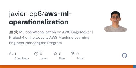 GitHub Javier Cp6 Aws Ml Operationalization ML Operationalization On AWS SageMaker