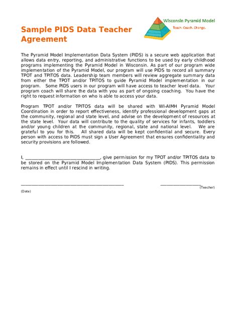 Pyramid Model Implementation Data System