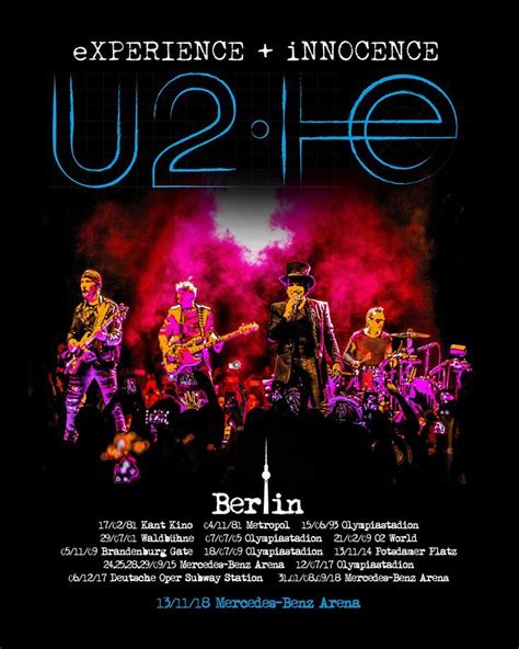 U2 Tour Poster Rock Poster Design Tour Posters Rock Posters