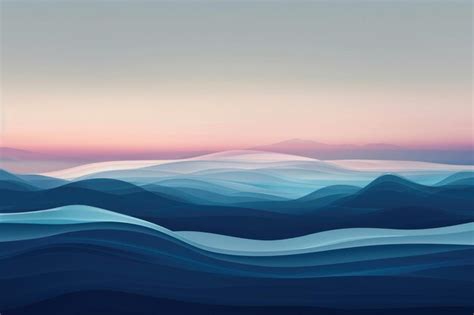 Premium Photo Subtle Gradients Of Cool Tones Ai Generated