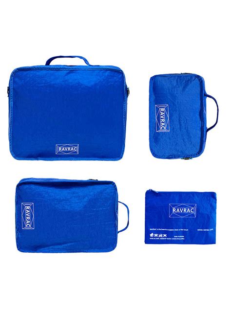 블루and화이트 여행용 압축파우치 멀티 컴프백 세트 Eternal Journey
