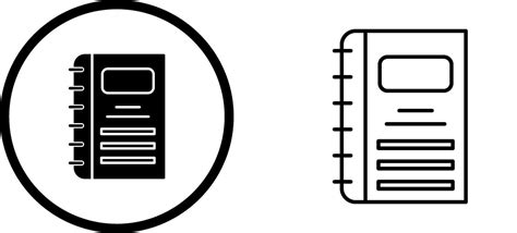 Notebook Vector Icon 33564648 Vector Art At Vecteezy