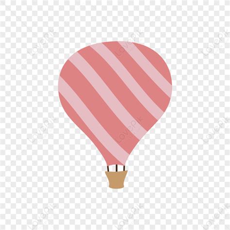 여행 손으로 그린 수채화 관광 핑크 줄무늬 뜨거운 풍선 만화 클립 아트 Png 일러스트 무료 다운로드 Lovepik