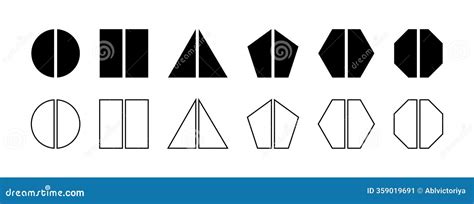 Pentagon Hexagon Heptagon Octagon Diagrams Divided On Equal Segments Radar Or Spider Chart