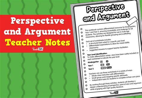 Perspective And Argument Teacher Notes Teacher Resources And Classroom Games Teach This