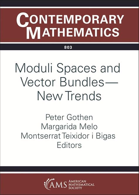 Buy Moduli Spaces And Vector Bundles New Trends Book Online At Low Prices In India Moduli