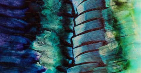 짙은 파란색과 청록색 색조의 추상 수채화 예술 사진 Unsplash의 벽지 이미지