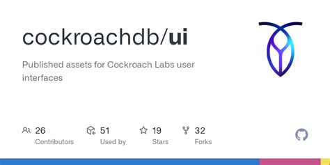 github cockroachdb ui published assets for cockroach labs user interfaces