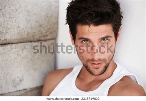 Portrait Handsome Man Sexy Look Wall Stock Photo Shutterstock