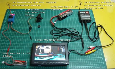 Basic Fpv Setup Fpv Electronic Circuit Projects Security Cameras For Home