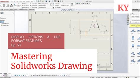 SOLIDWORKS Display Options Line Format Features EP YouTube