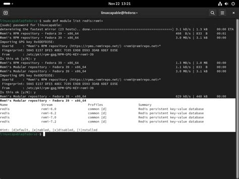 how to install redis on fedora linux linuxcapable