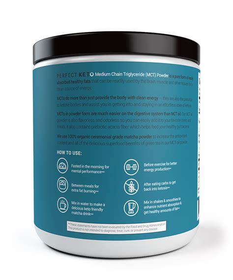 Mct Oil Powder 300g Matcha Nature Sante