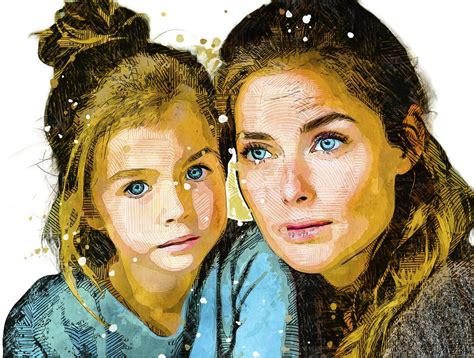 Strik Farverig Mønstersweater Familie Journal