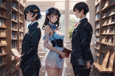 Premium Ai Image Hentai Anime Manga High School Graduation Or Prom
