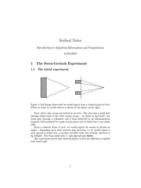 Quantumnotesfinal Pdf Quantum Entanglement Eigenvalues And