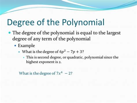 Introduction To Polynomial Functions Pptx Physics Science