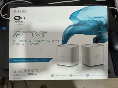 D Link COVR 1100 WiFi Certified EasyMesh AC1200 Gigabit Mesh WiFi MU MIMO Wireless Computers