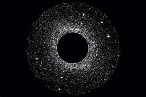Premium Ai Image Black Hole In Space Neural Network Ai Generated