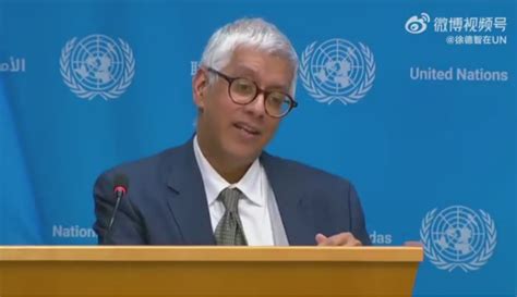 以色列代表粉碎联合国宪章后联合国秘书长副发言人记者会上复活它联合国有很多本