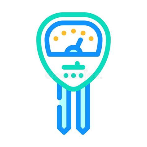 Soil Ph Meter Garden Tool Color Icon Vector Illustration Stock