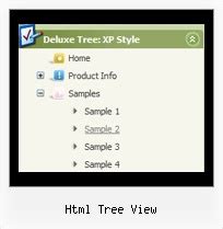 Html Tree View Javascript Tree Menu