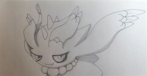 Pokemon Fluttermane Trad Doodle Anyme Studioのイラスト Pixiv