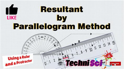 Resultant By Parallelogram Method Csec Physics Cape Physics Youtube