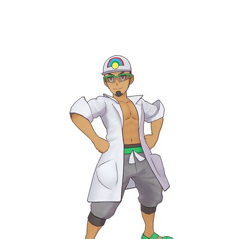 Professor Kukui From Pokemon Sun Moon Us And Um By