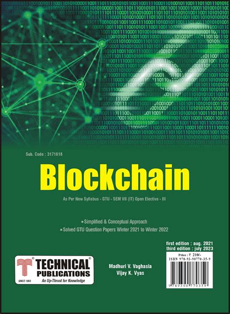 Blockchain For Gtu 18 Course Vii It 3171618 Open Elective Ii Technical Publications