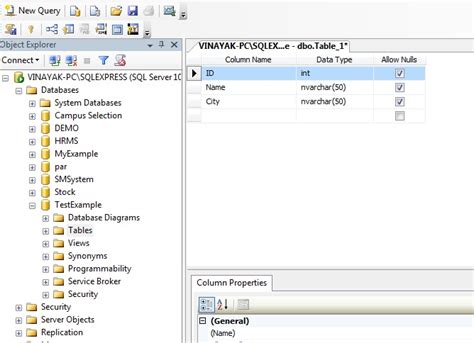 Create Database In Sql Server Management Studio 2008