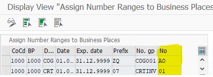 How To Configure Number Range Number Column In Ta SAP Community