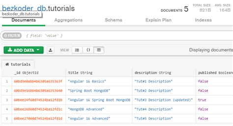 Angular 16 Spring Boot MongoDB Example CRUD App BezKoder