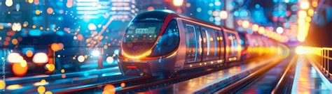 Futuristic Public Transportation System With Holographic Displays And Iot Enabled Infrastructure