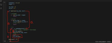 Leetcode 回溯法回溯的模版 Csdn博客