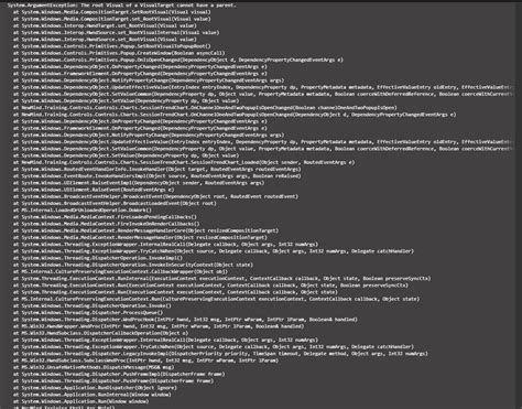 Opening A Popup Throws Exception Microsoft Qanda