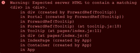 warning message outputted while using tooltip with nextjs · issue 656