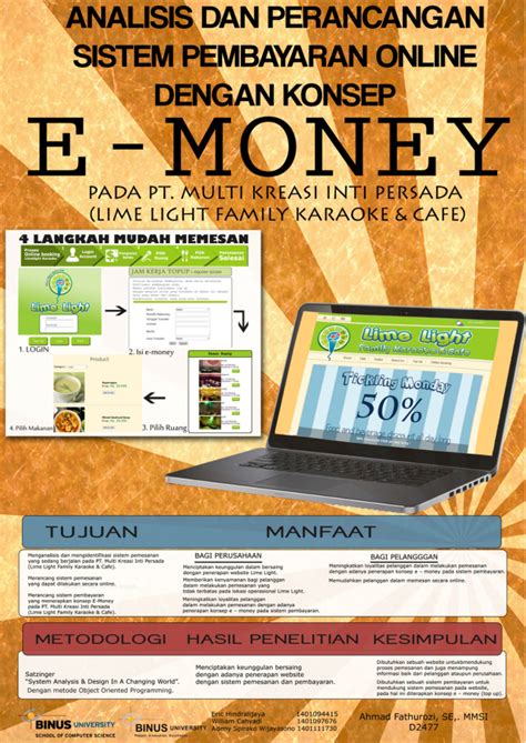 Analisis Dan Perancangan Sistem Pembayaran Online Dengan Konsep E Money Pada PT Multi Kreasi