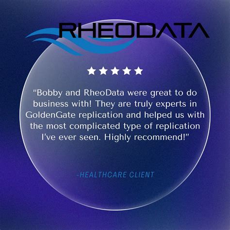 Rheodata Oracle Goldengate Datareplication Rheodata