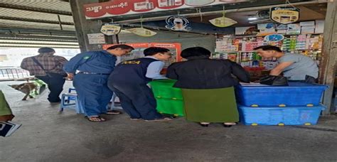 ဈေးကွက်အတွင်း ဆေးနှင့်ဆေးပစ္စည်းများ ဈေးနှုန်းမြှင့်တင်ရောင်းချခြင်း ရှိ မရှိ ကွင်းဆင်းစစ်ဆေးခြင