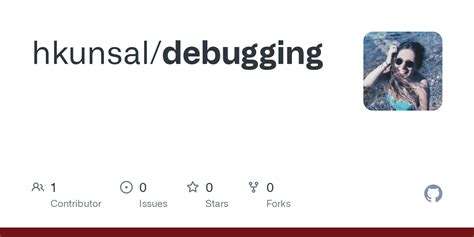 Github Hkunsaldebugging