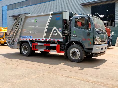 6 Cubic Meter Compressed Garbage Truck 10 Cubic Meter Compressed